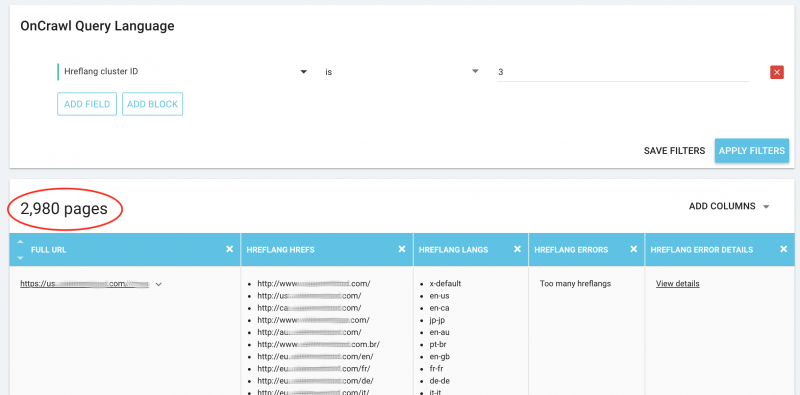 Introducing New Hreflang Metrics and Language Clusters - OnCrawl