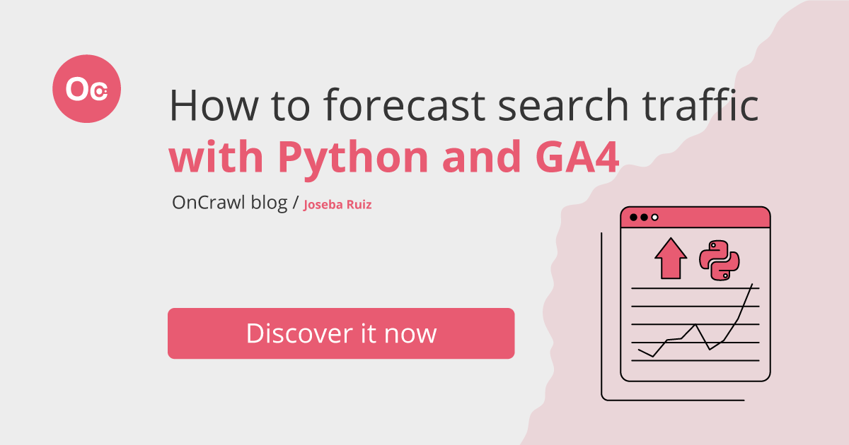How to forecast search traffic with Python and GA4