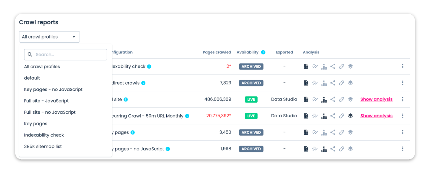 Oncrawl - Award-winning Technical SEO Crawler