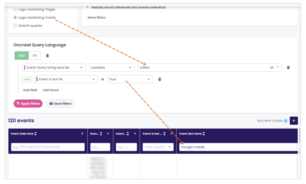 Is srsltid impacting Google crawling?