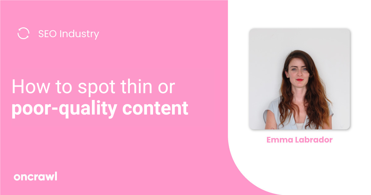 How to spot thin or poor-quality content
